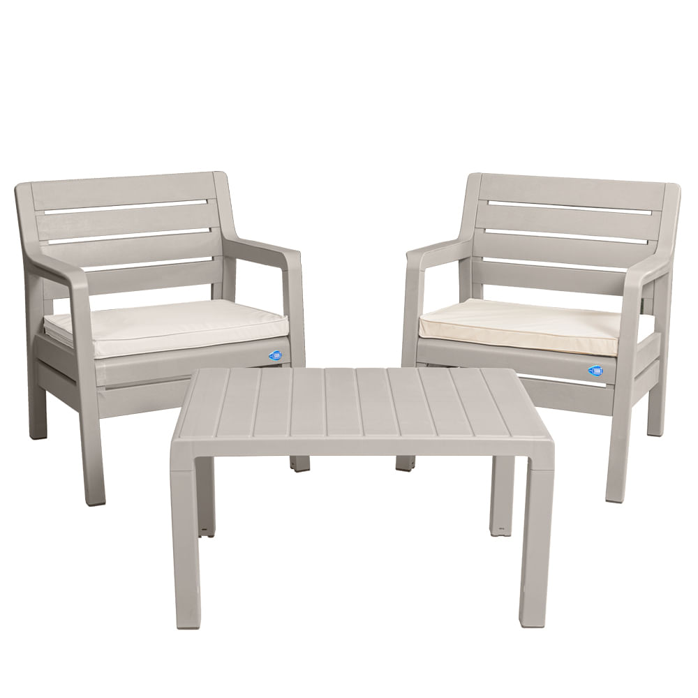 Set Living Polipropileno 3 Piezas VOSS2000 París Dakar - Easy