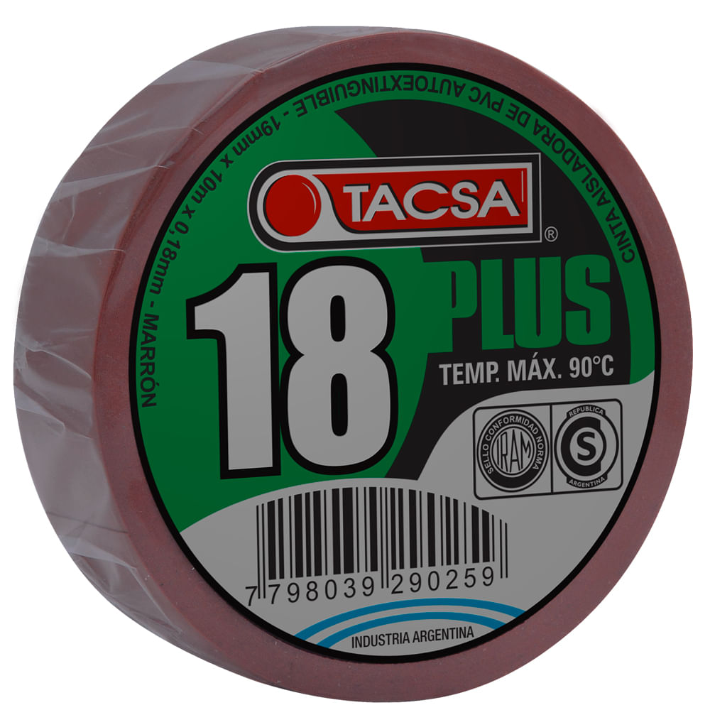 Cinta Aisladora PVC Marrón 10 Mts Tacsa - Easy