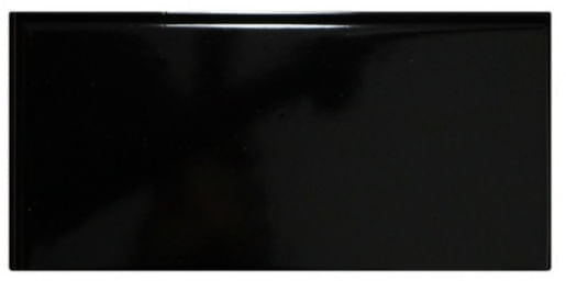 Revestimiento 7.5X15 Liso Negro Brillante - Easy