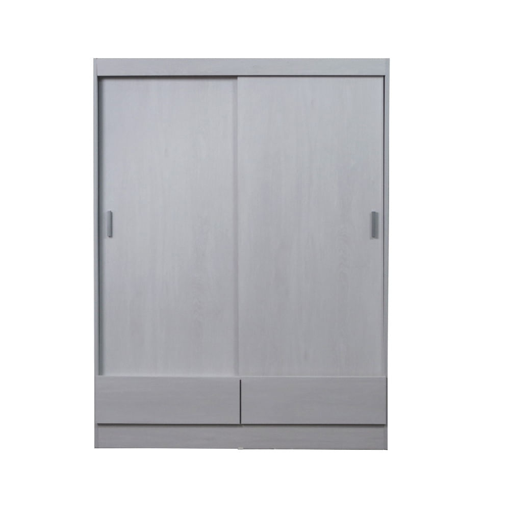 Placard 112.8x54x181 Cm Marrón Nevada 2 Puertas Corredizas Ricchezze - Easy