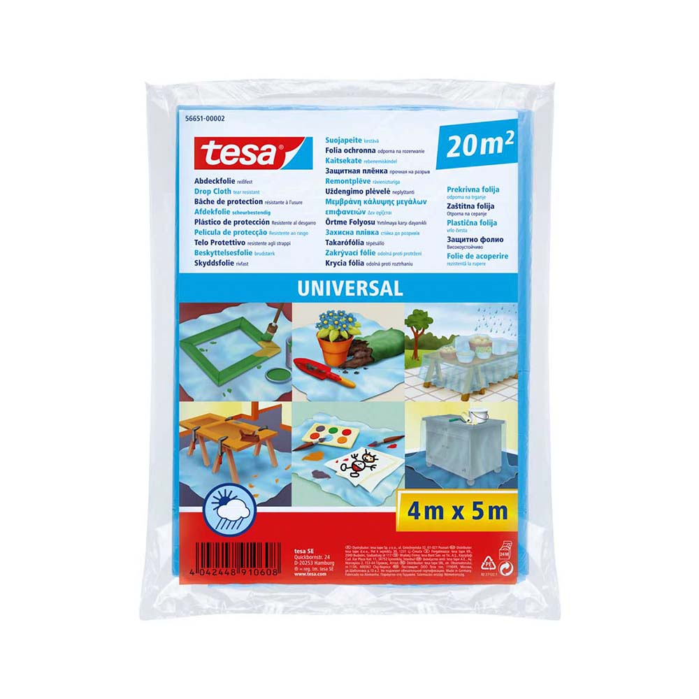 Plástico Protector Universal 4 Mts X 5 Mts Resistente Tesa - Easy