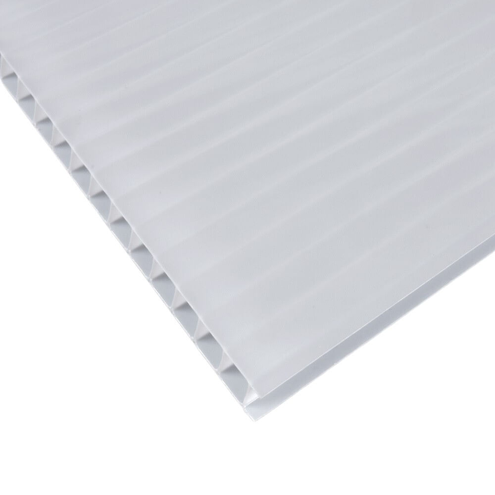 Placa Policarbonato Alveolar 4Mm 1.05X1.45 Mts Opalino - Easy