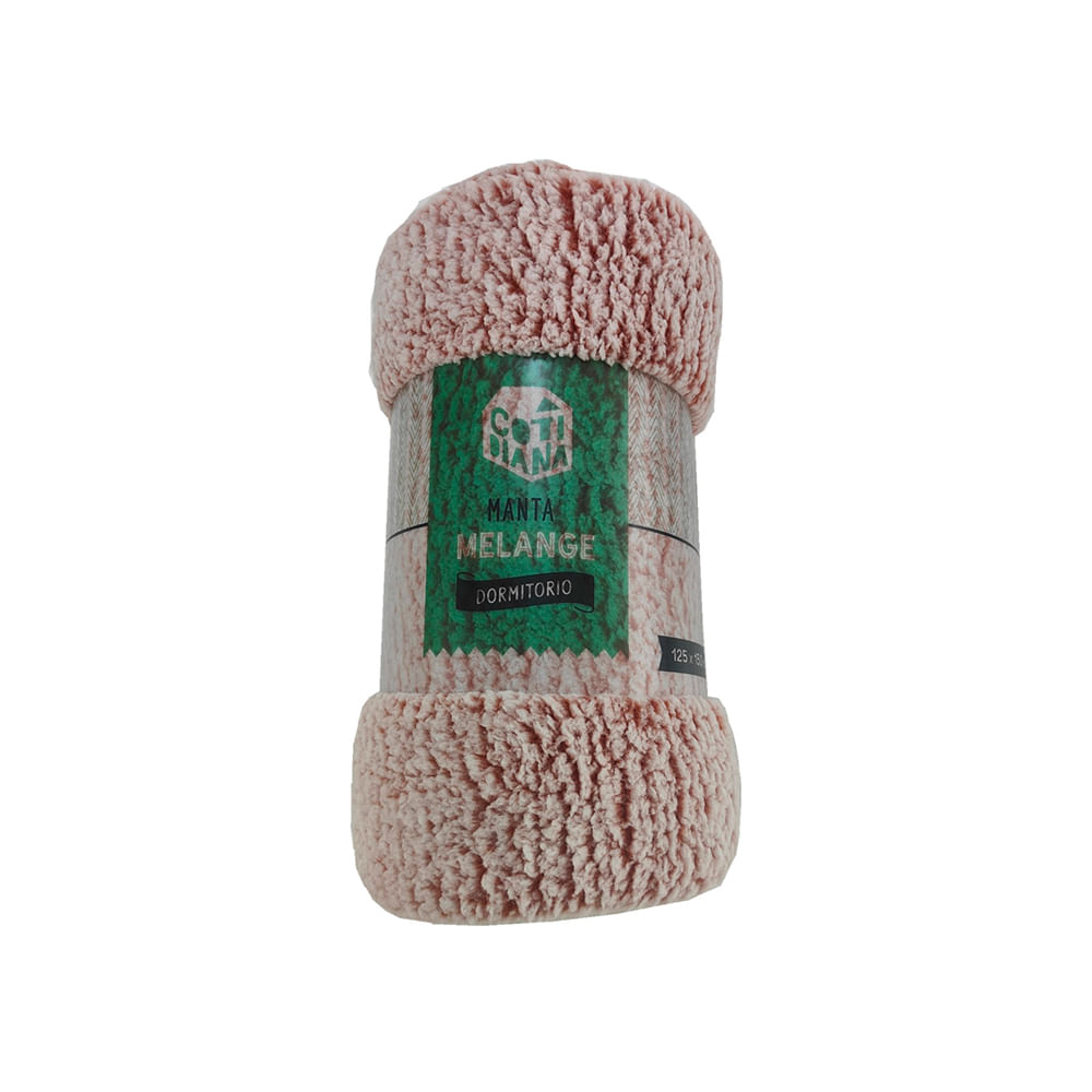 Manta Teddy Terracota 280 Grs Cotidiana - Easy