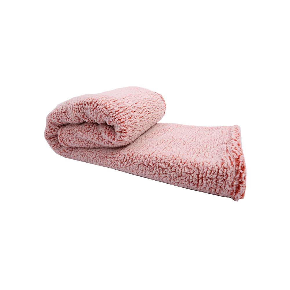 Manta Teddy Terracota 280 Grs Cotidiana - Easy