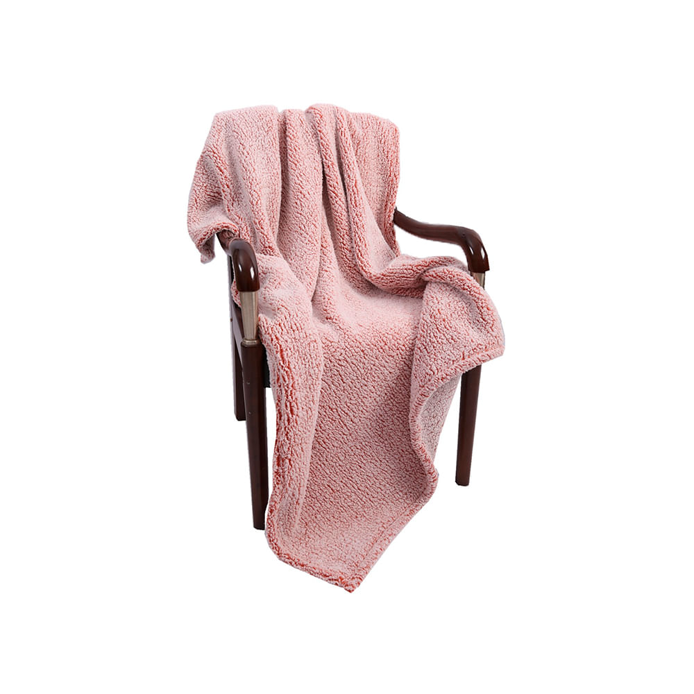 Manta Teddy Terracota 280 Grs Cotidiana - Easy