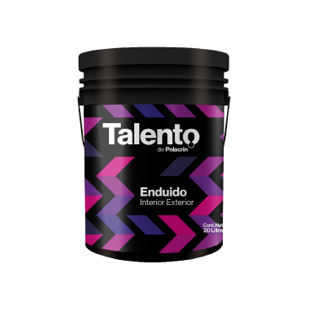 Enduido Interior Exterior Blanco Mate 20 Lts Talento - Easy