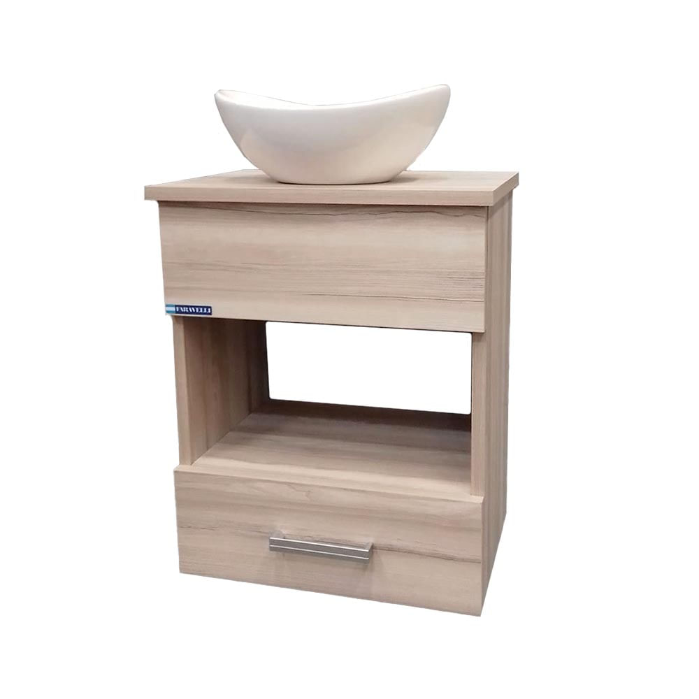 Vanitory Para Colgar 50x65x35 Cm Melamina Beige EA5CBAL Faravelli - Easy