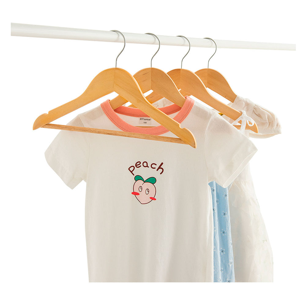 Pack colgador madera infantil 3 unidades Cotidiana easy.ar - Easy