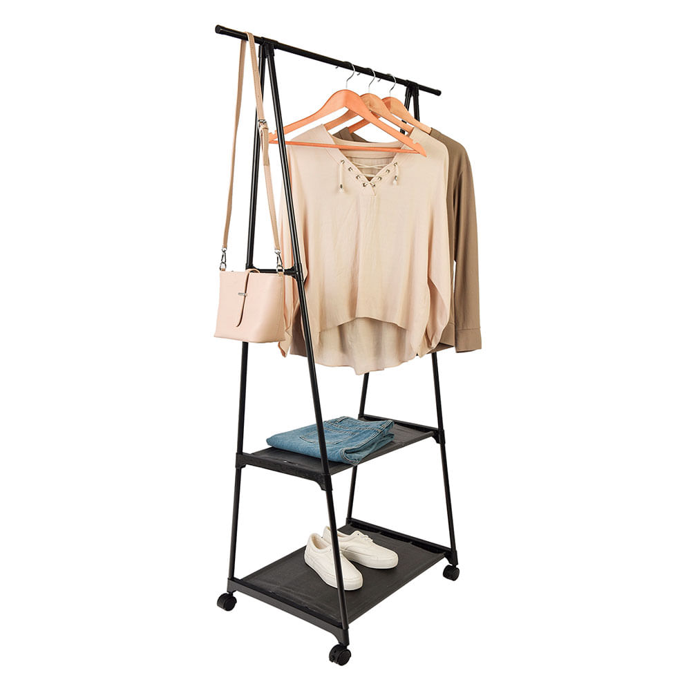 BARRA DE ROPA CON REPISA NONWOVEN 156CM - Easy