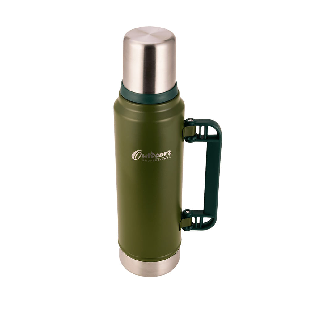 Termo Acero Inox 1400 Ml Verde Outdoors Professional - Easy