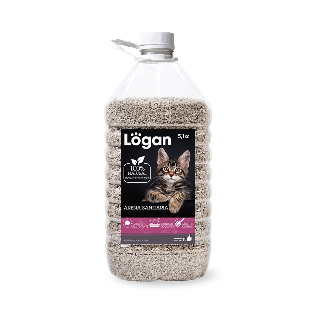 ARENA SANITARIA LOGAN NATURAL X 5.1KG - Easy