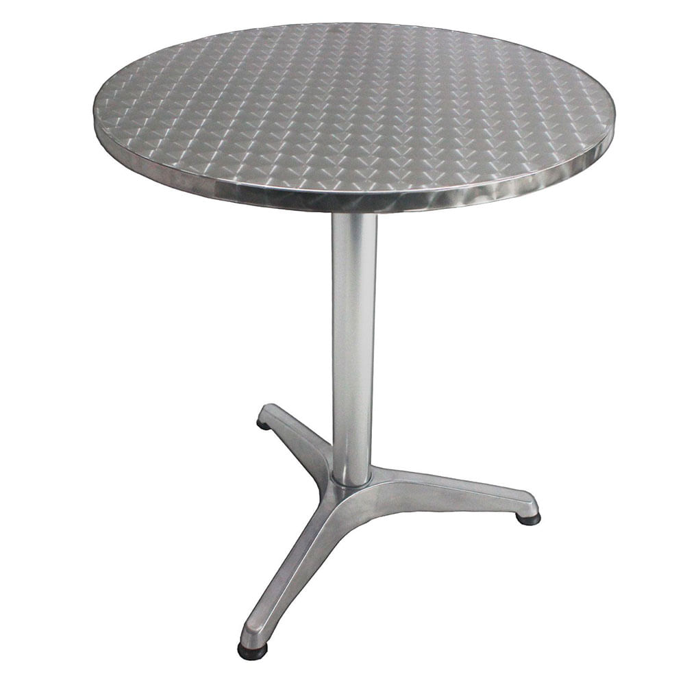 Mesa Bistró Aluminio Gris 60X70 Cm Outzen - Easy