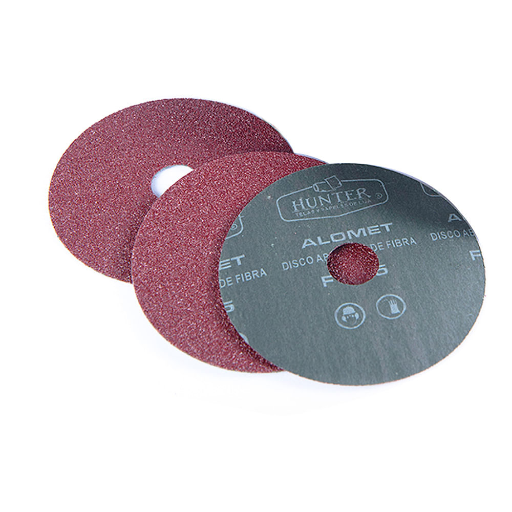 Disco de Fibra para Metal 115 Mm Grano Medio 3 Piezas Hunter - Easy