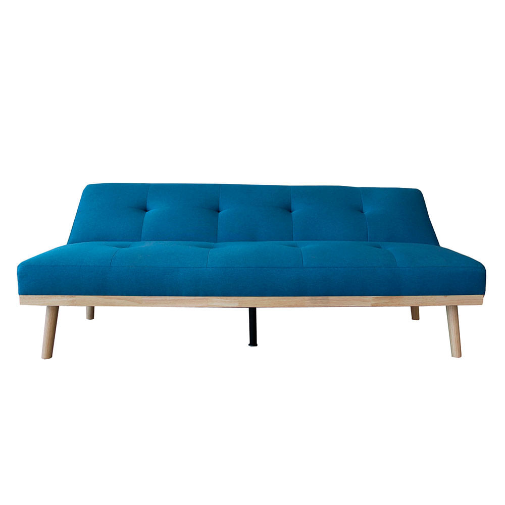 Futón 3 Cuerpos 82x178x79 Cm Azul Soft M+Design - Easy