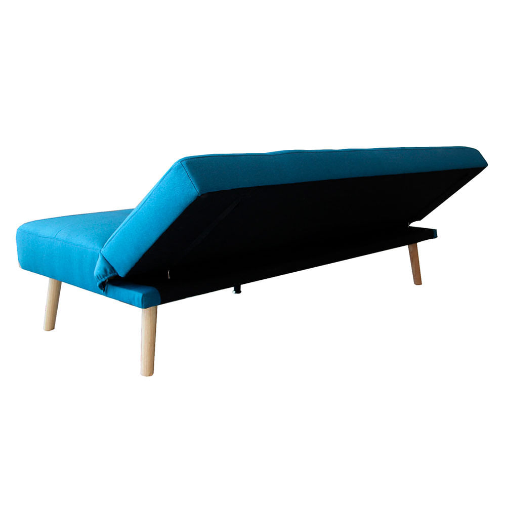 Futón 3 Cuerpos 82x178x79 Cm Azul Soft M+Design - Easy