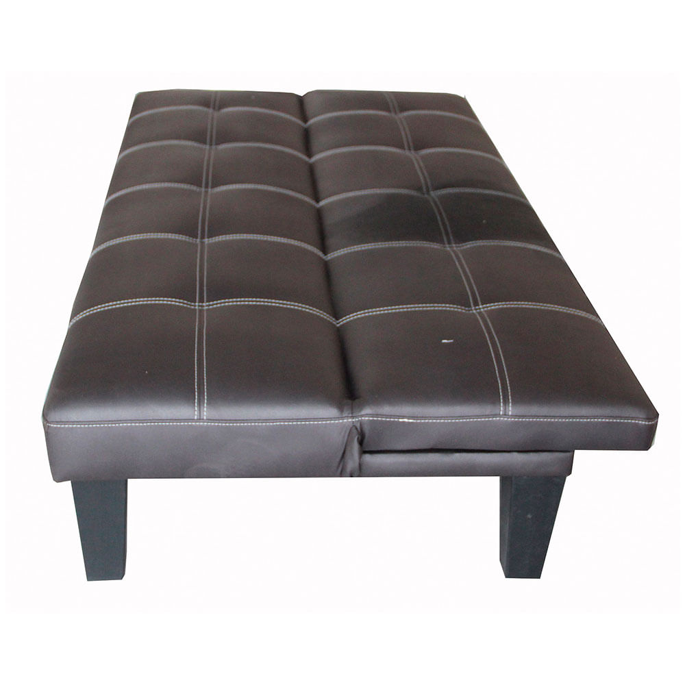 Futon New Neoanis Pu 178x76x72 Negro Arg - Easy