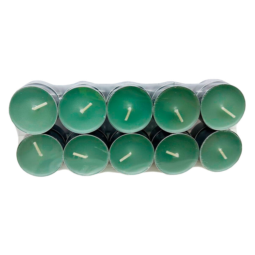 PACK 20 VELA T-LIGHT AQUA - Easy