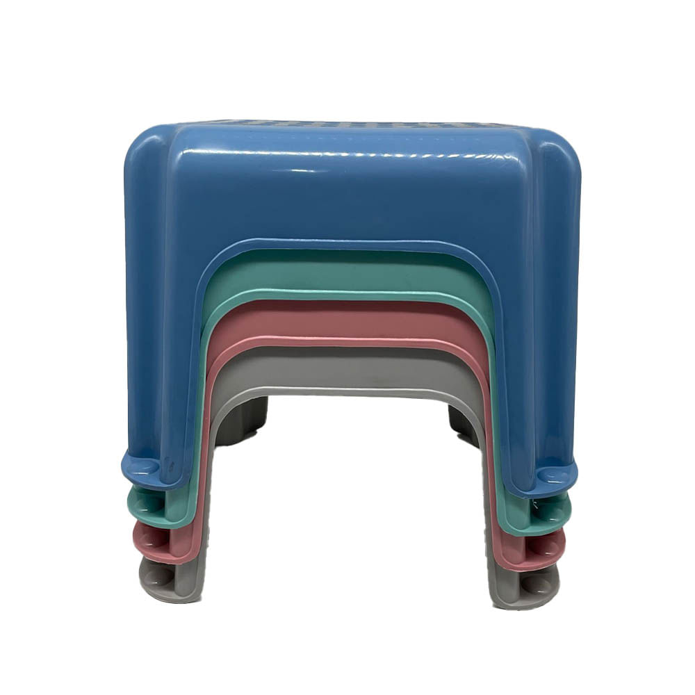 Banquito Plástico 27x23x21 Cm Multicolor Kuma Home - Easy