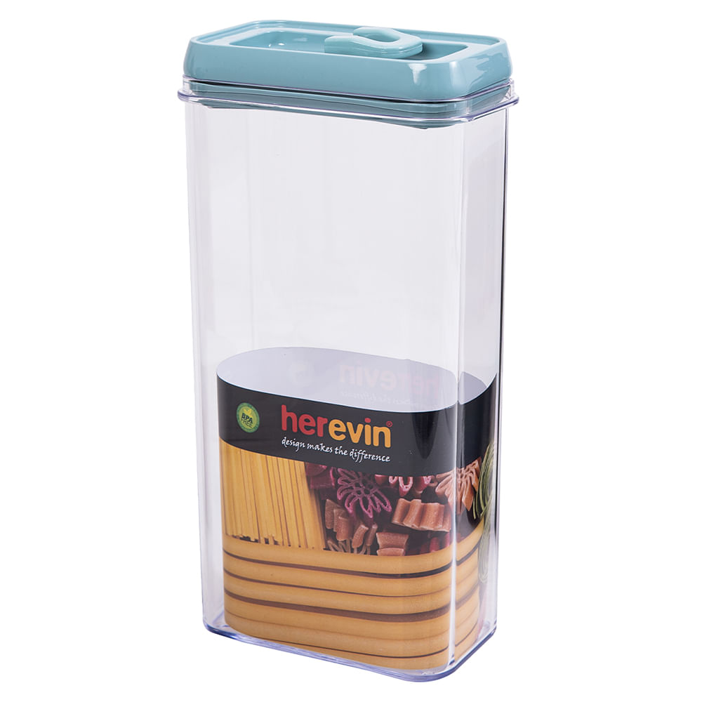 Canister Plástico Rectangular Transparente 3 Lts Cotidiana - Easy