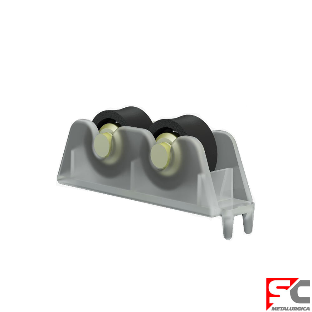 Rueda Doble Aluminio Con Rulemán Sc Metalúrgica - Easy