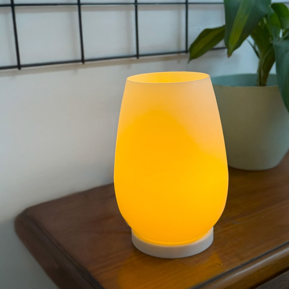 Velador Red Bombe 3D Beige Elkas - Easy