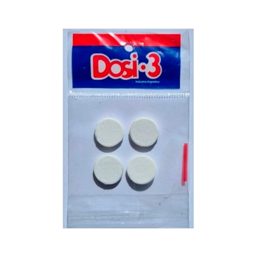 Tope Redondo Chico X 4 Goma Eva Blancas Dosi 3 - Easy