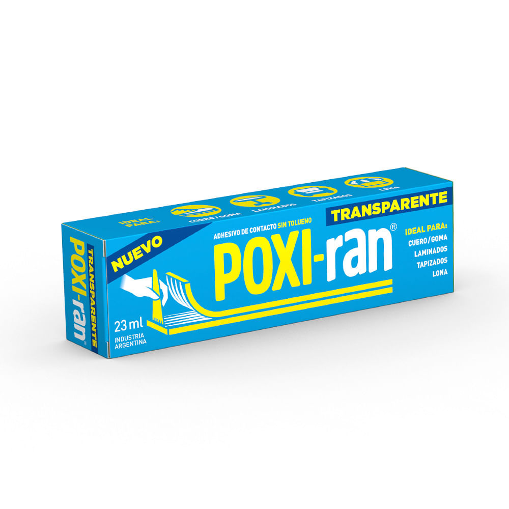 Adhesivo De Contacto Transparente 23 Ml Poxiran - Easy
