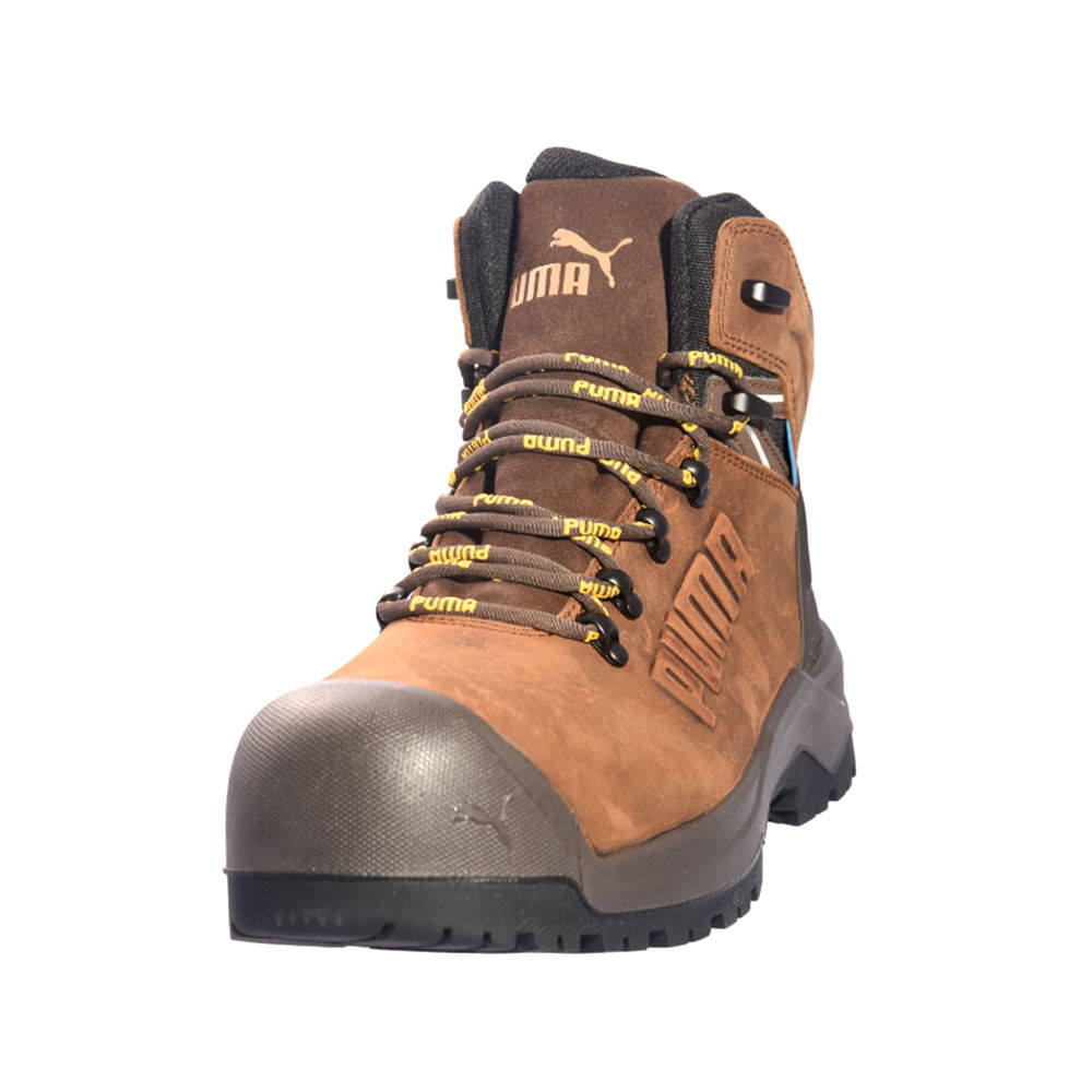 Botines de Seguridad Iron Hd Marrón T40 al 43 Puma Safety - Easy