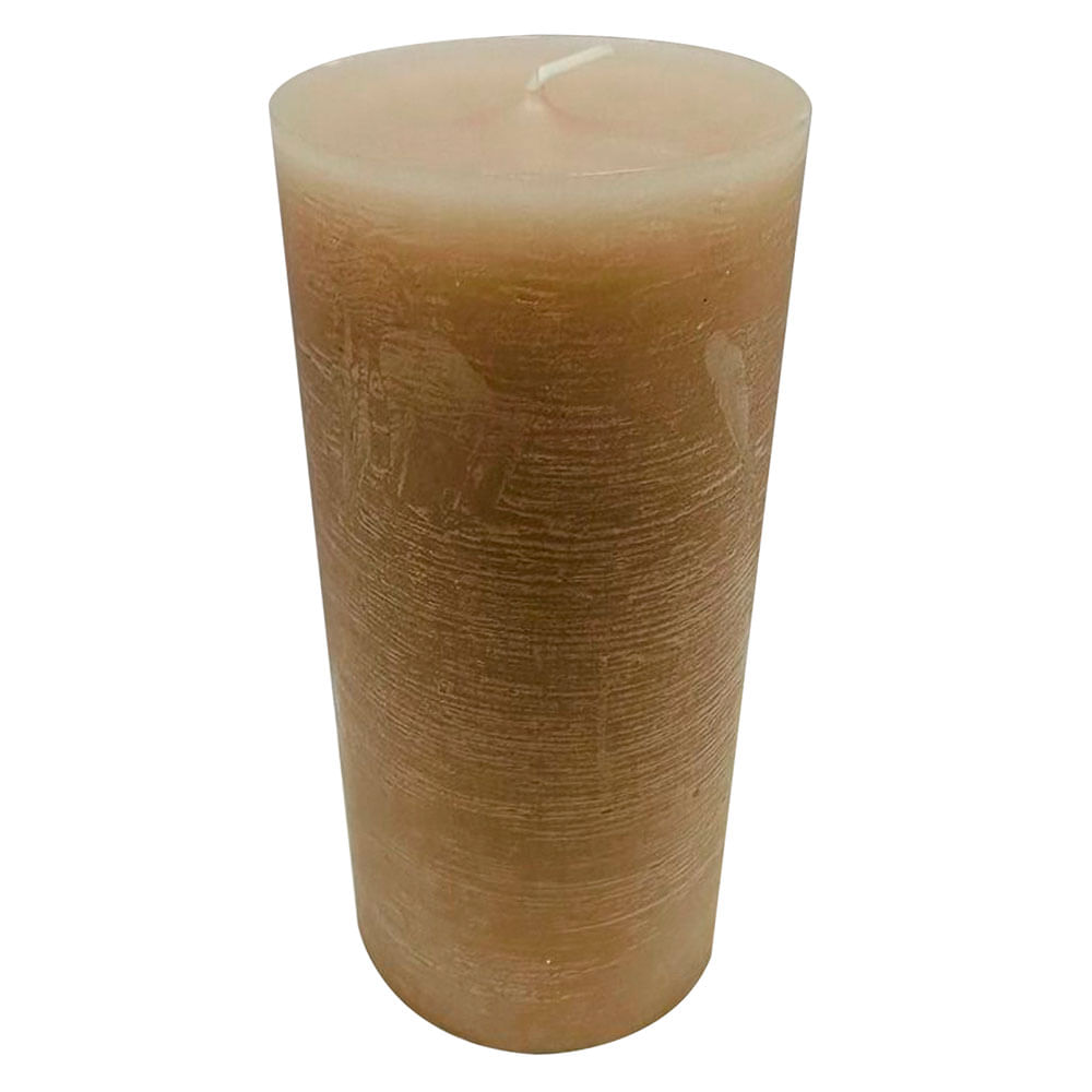 VELA PILAR 15CM BEIGE - Easy