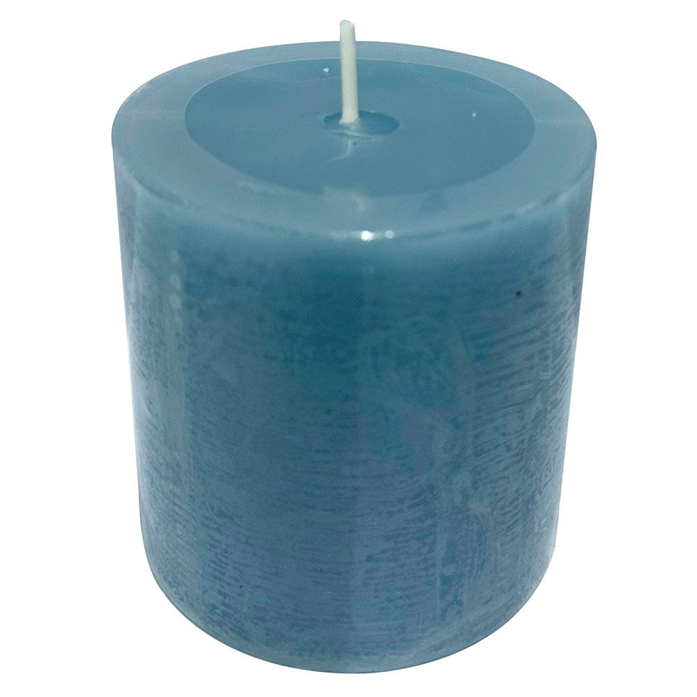 Vela Pilar Azul 7x6.8 Cm Cotidiana - Easy