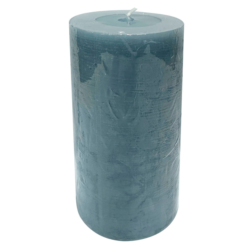 Vela pilar azul 15x6.8 cm Cotidiana easy.ar - Easy