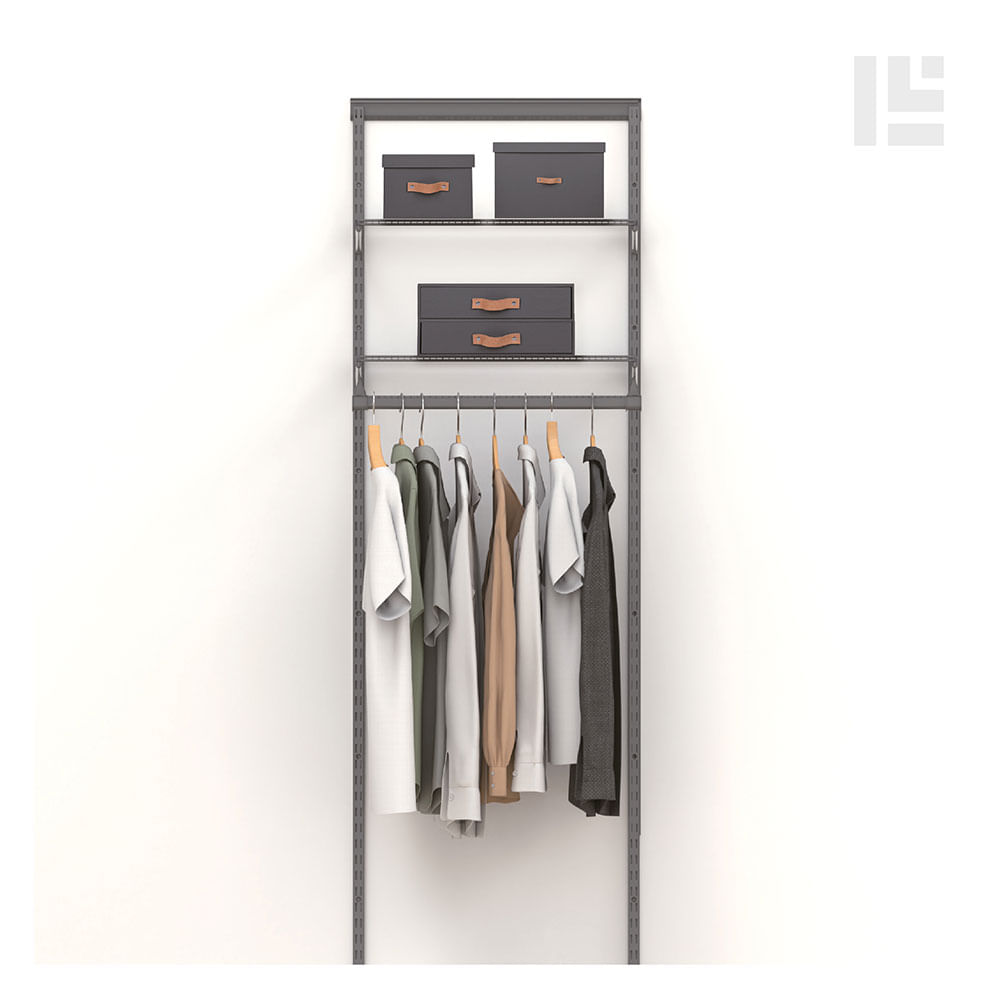 Kit Sistema Modular Simple Grafito Hacks & Racks - Easy