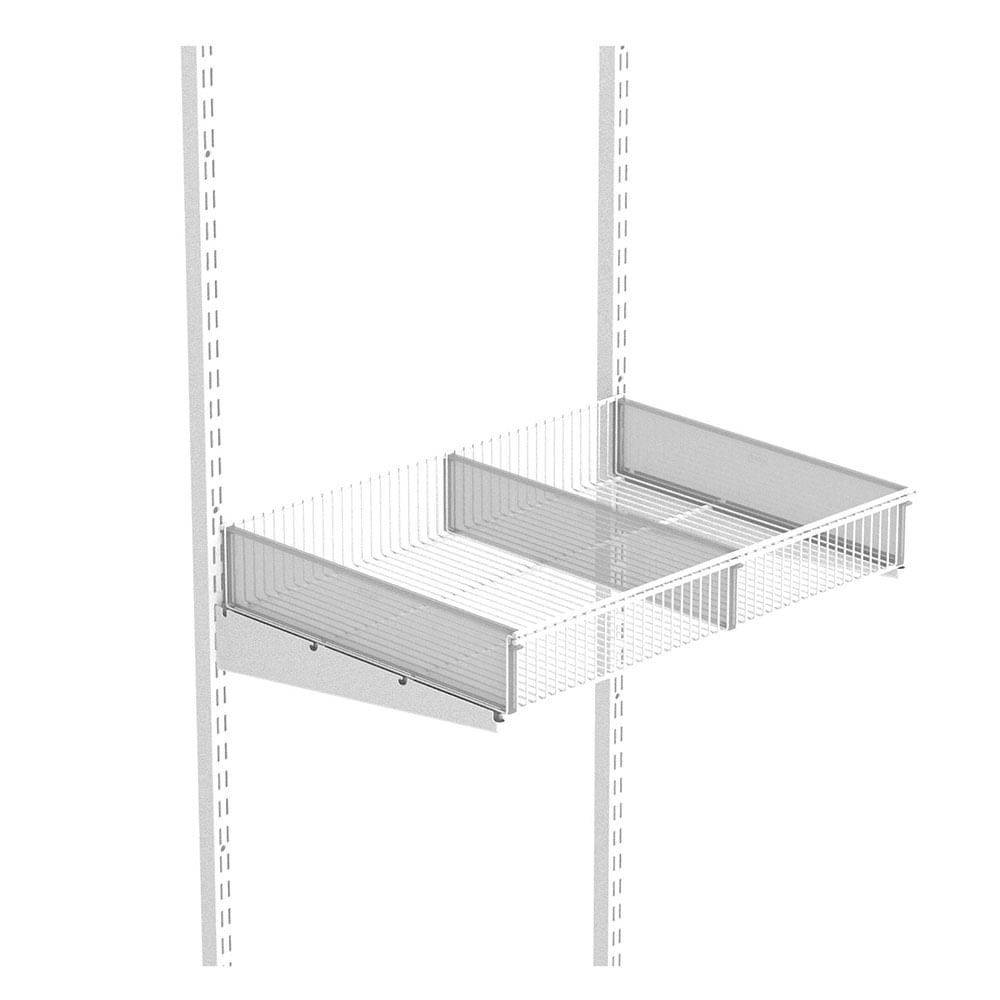 Canasto para repisa ensamble blanco Hacks & Racks easy.ar - Easy