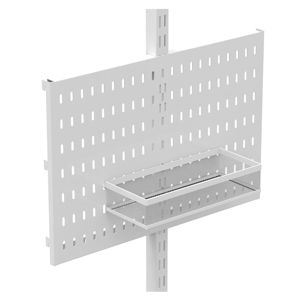 Bandeja malla para tablero ensamble blanco Hacks & Racks easy.ar - Easy