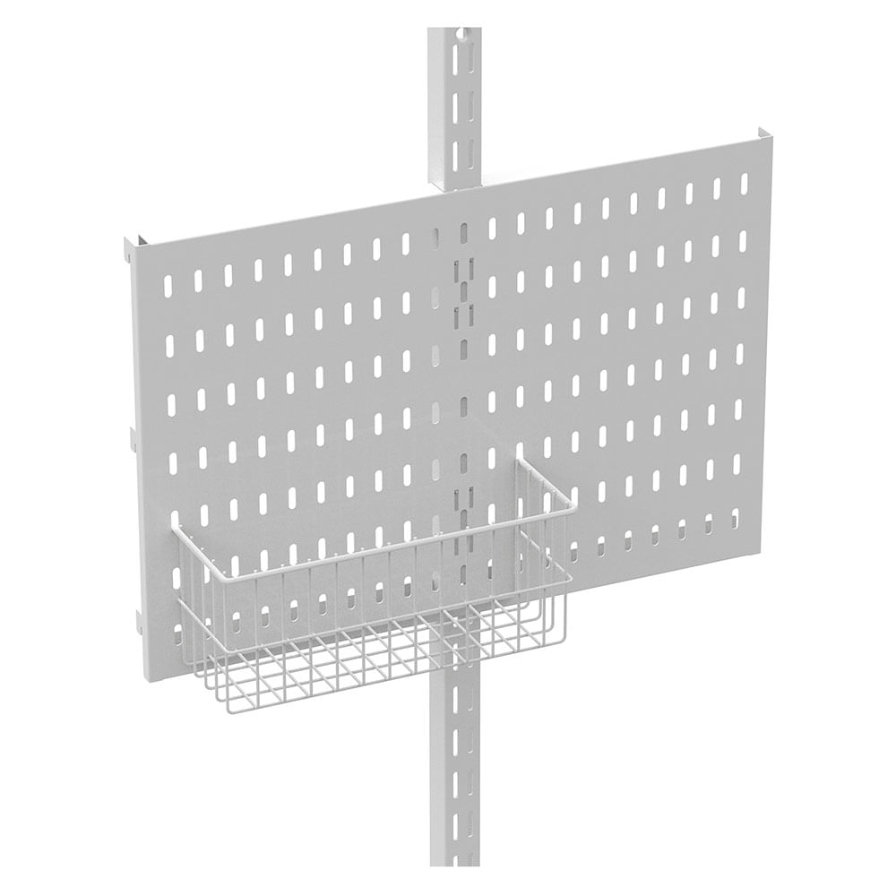 Canasto tableros ensamble Alambre blanco Hacks & Racks easy.ar - Easy