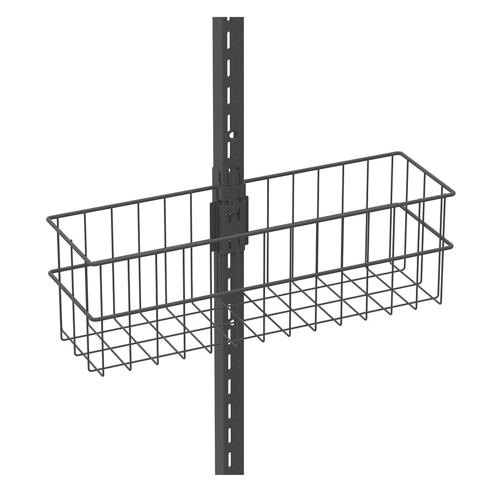 Canasto Riel Ensamble Alto Grafito Hacks & Racks - Easy
