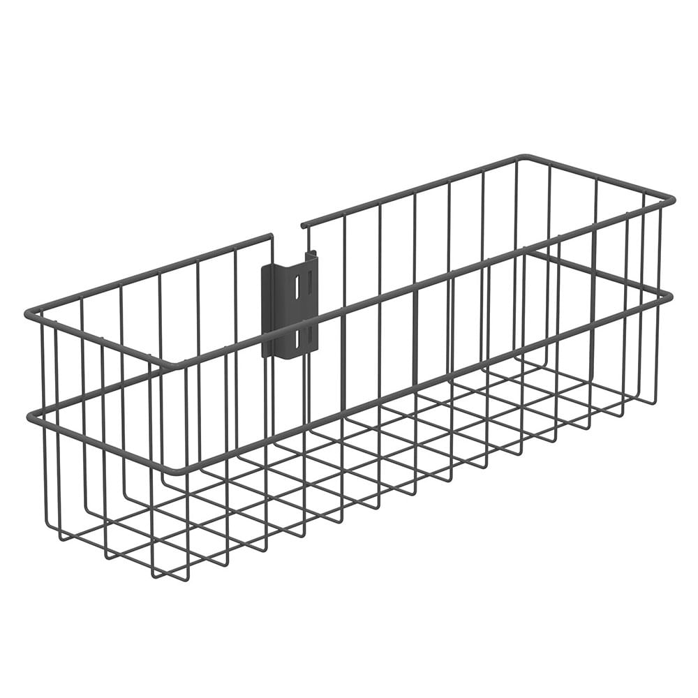 Canasto Riel Ensamble Alto Grafito Hacks & Racks - Easy