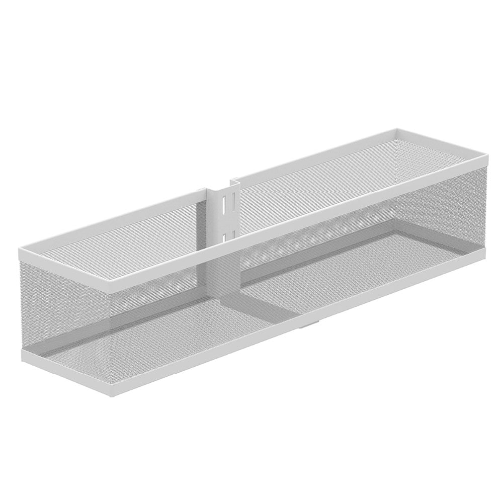 Canasto Malla Riel Ensamble Bajo Blanco Hacks & Racks - Easy