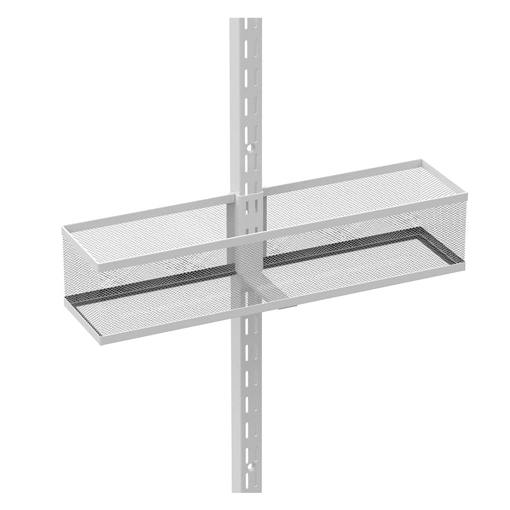 Canasto Malla Riel Ensamble Bajo Blanco Hacks & Racks - Easy