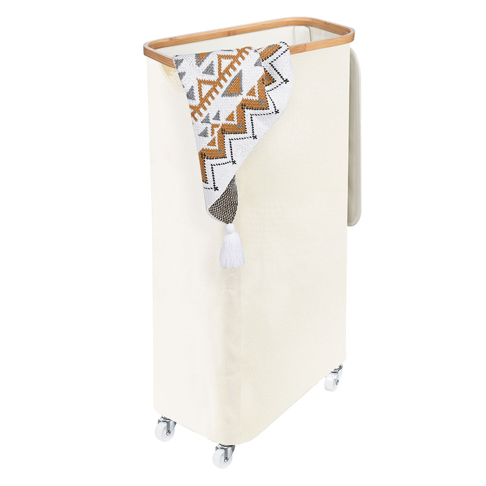 Hamper Simple Blanco 70X41X22 Cm Hacks & Racks - Easy