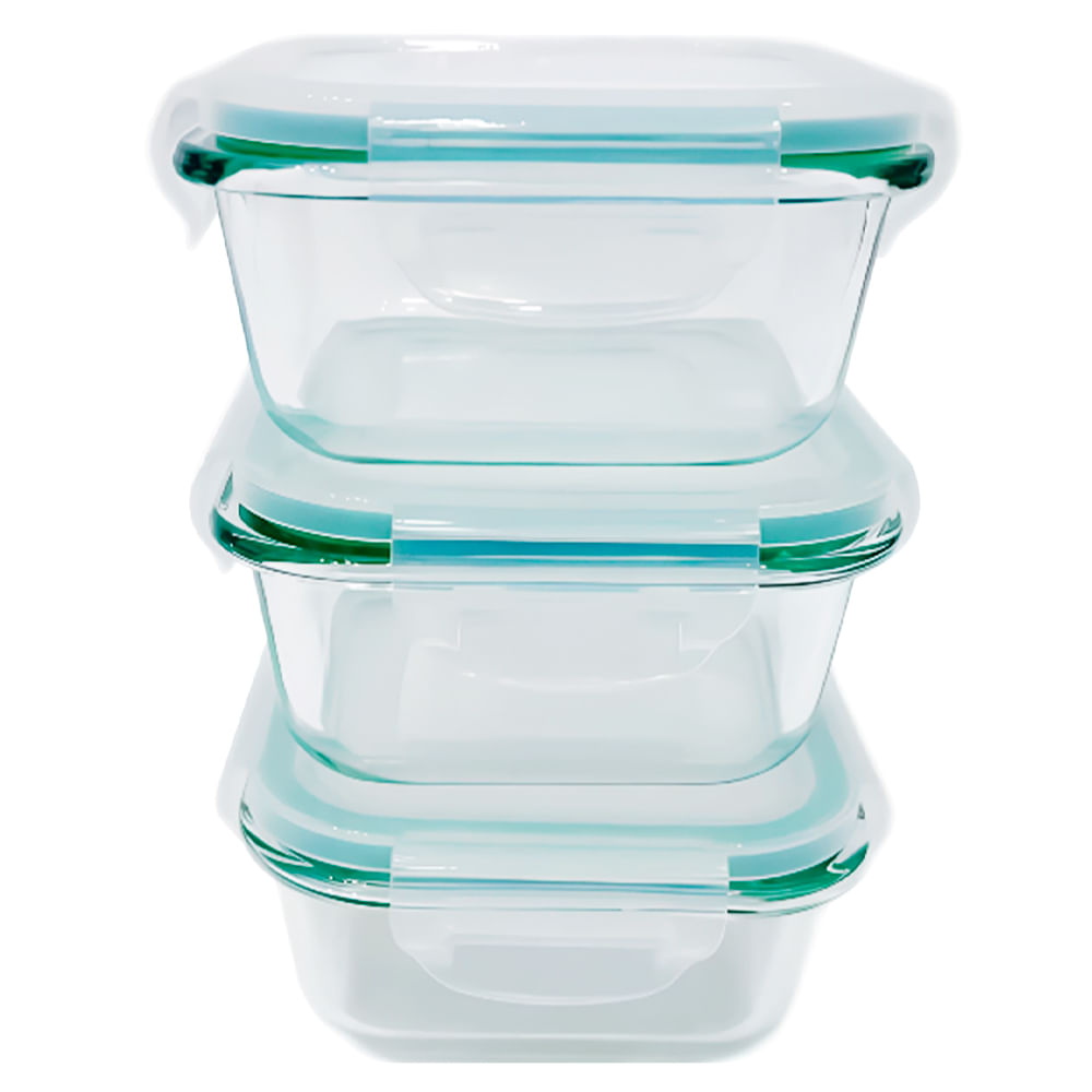 Contenedor Vidrio Transparente 300 Ml Cotidiana - Easy