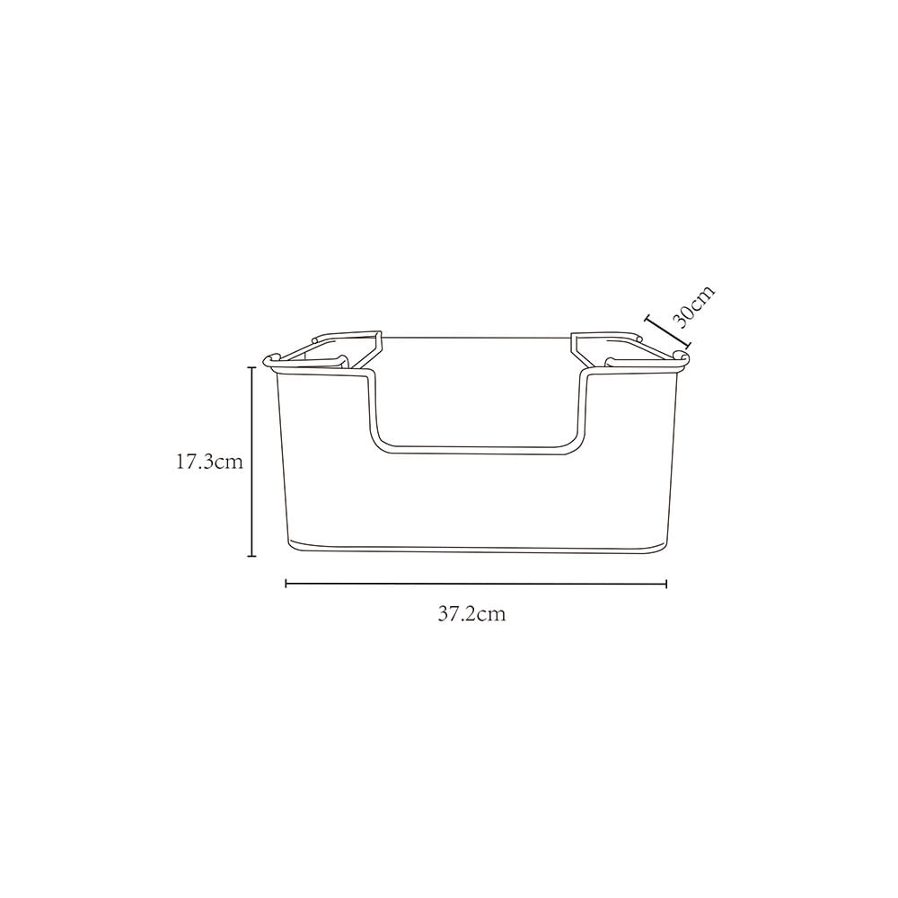Canasto Apilable Blanco Hacks & Racks - Easy
