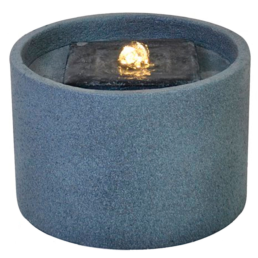 Fuente de Agua Redonda 23x15 Cm Poli resina Outzen - Easy