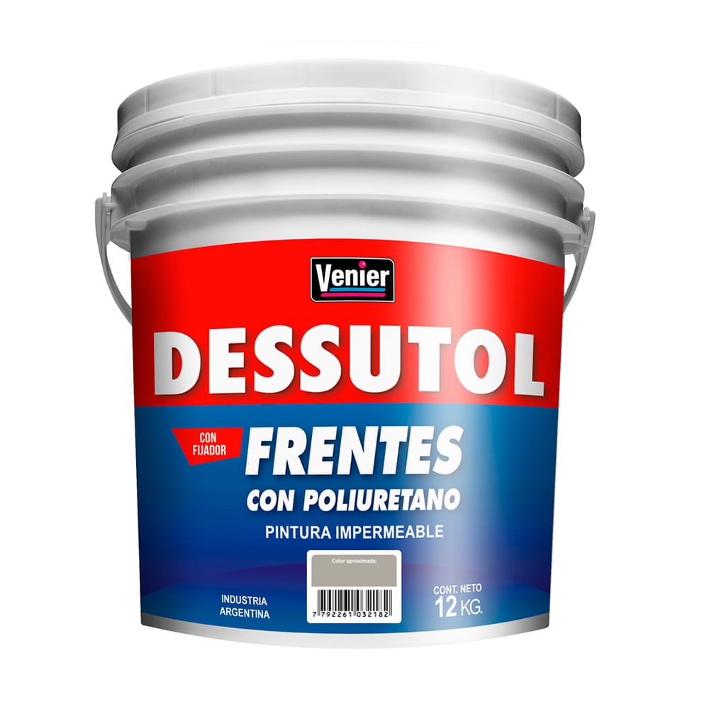 Revestimiento Impermeable Frentes Greige Mate 12 Kg Con Poliuretano ...