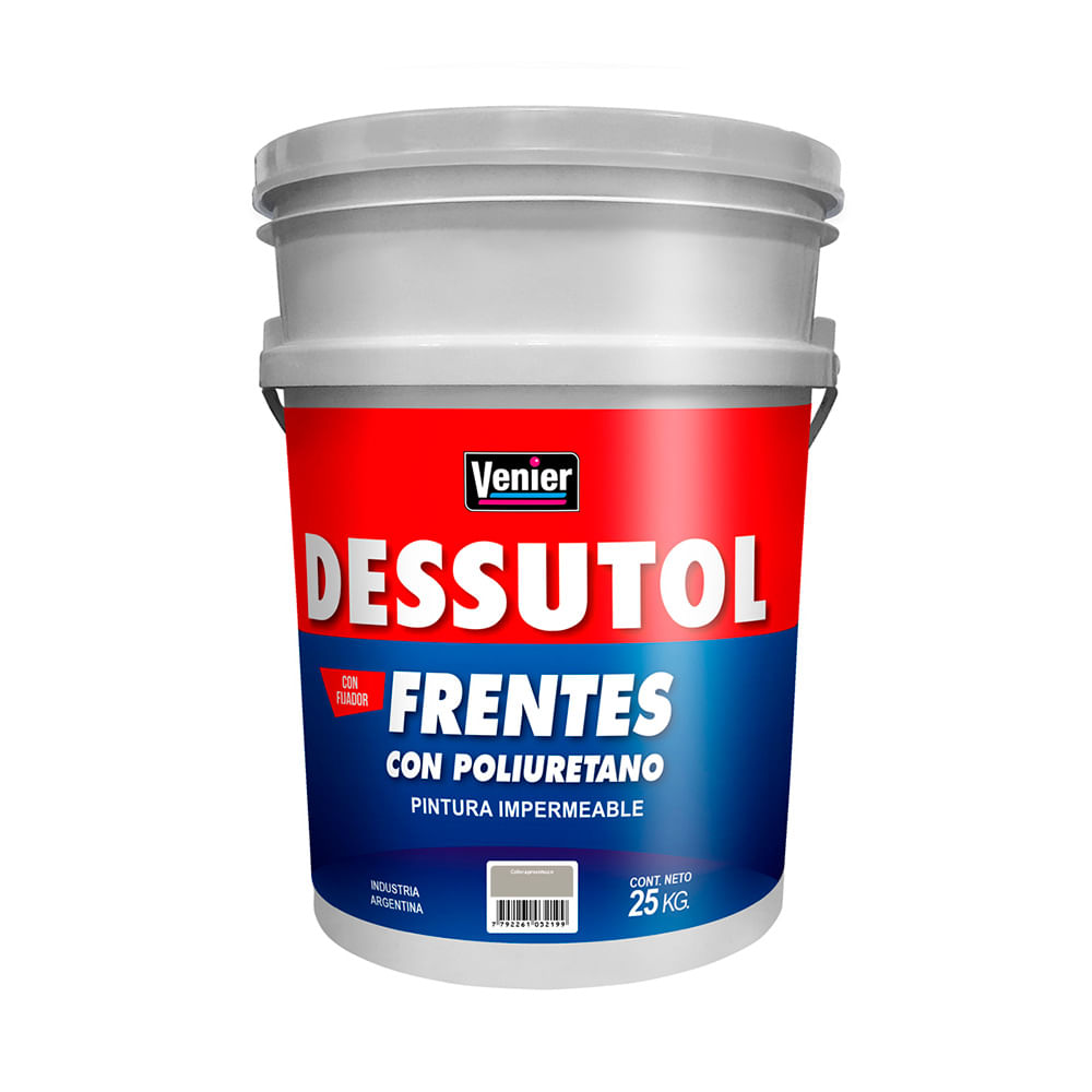 Pintura Impermeabilizante Frentes Greige Mate 25 Kg Poliuretano ...
