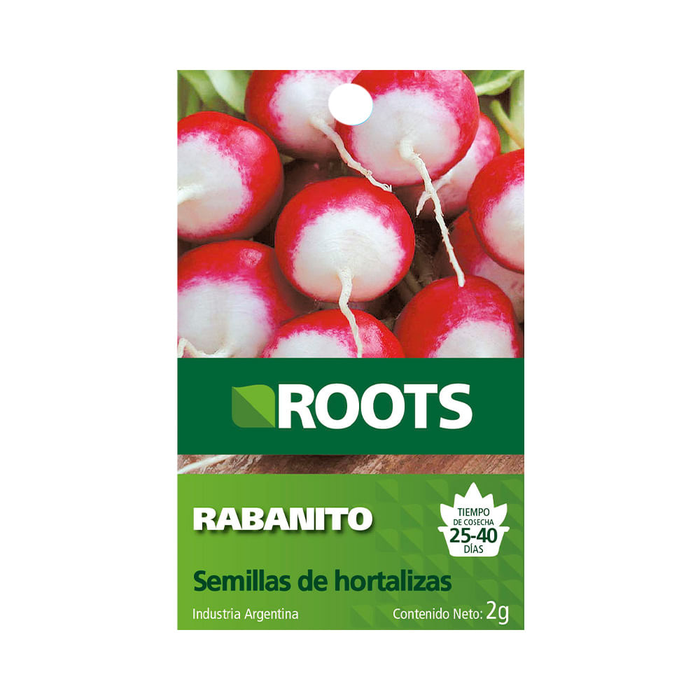 Semillas Rabanito 2 Grs Roots Easy