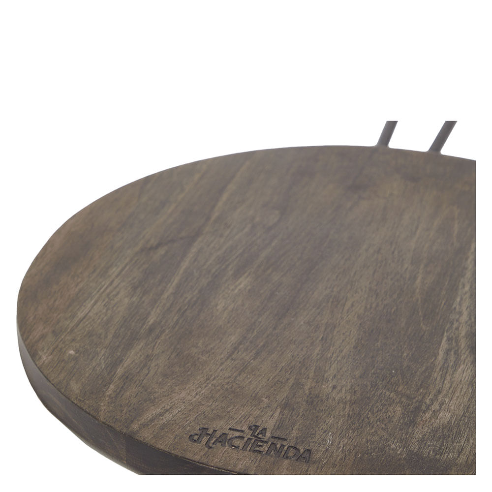 Tabla Redonda Madera Dark Wood La Hacienda - Easy