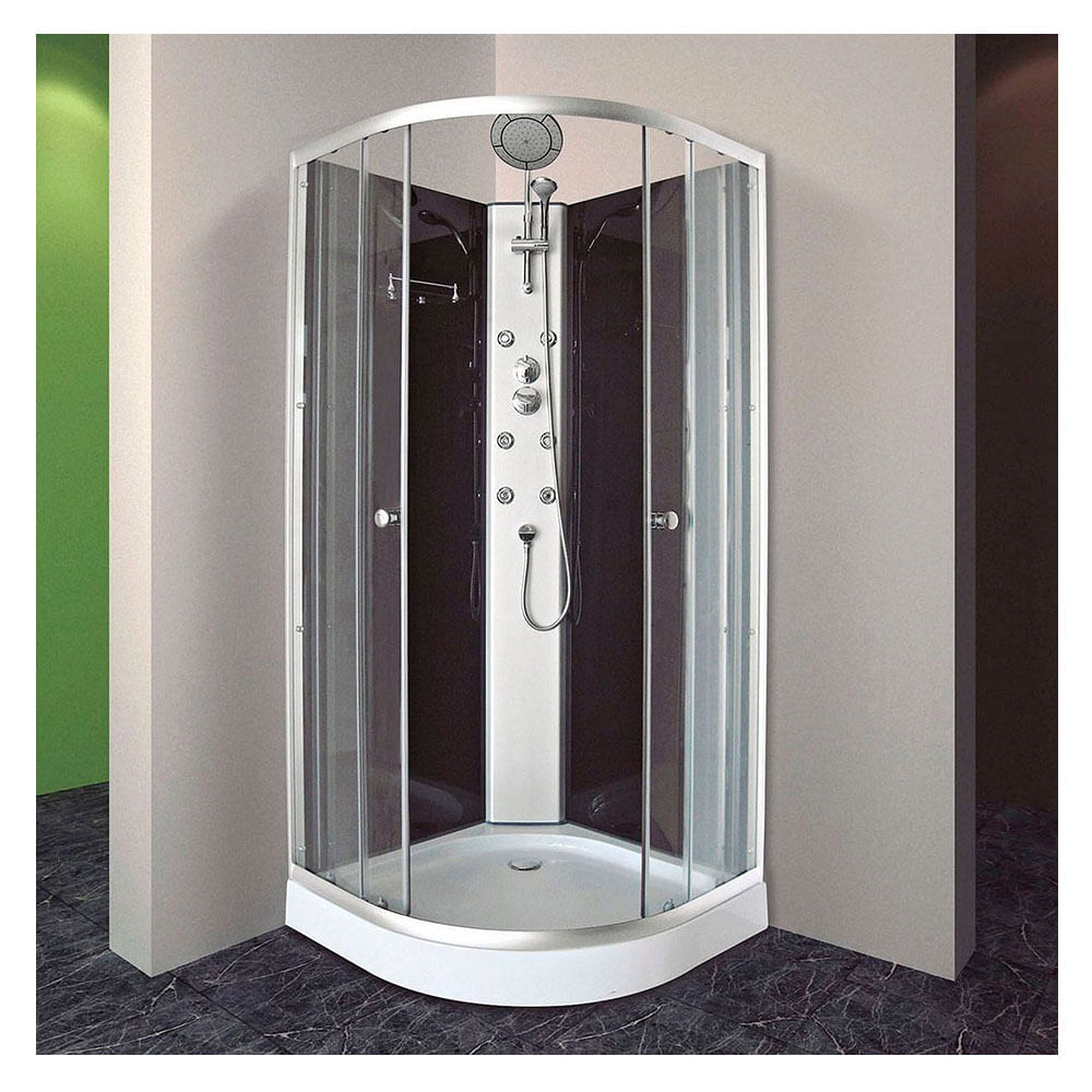 Cabina de Ducha 198x90x90 Cm Curva Vessanti - Easy