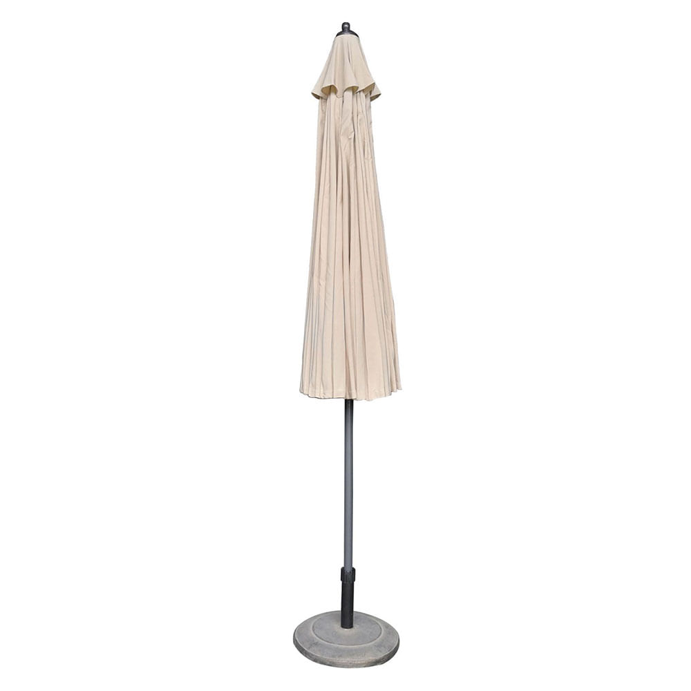 Sombrilla de Aluminio y Poliéster 2.8 Mts Crudo Outzen - Easy