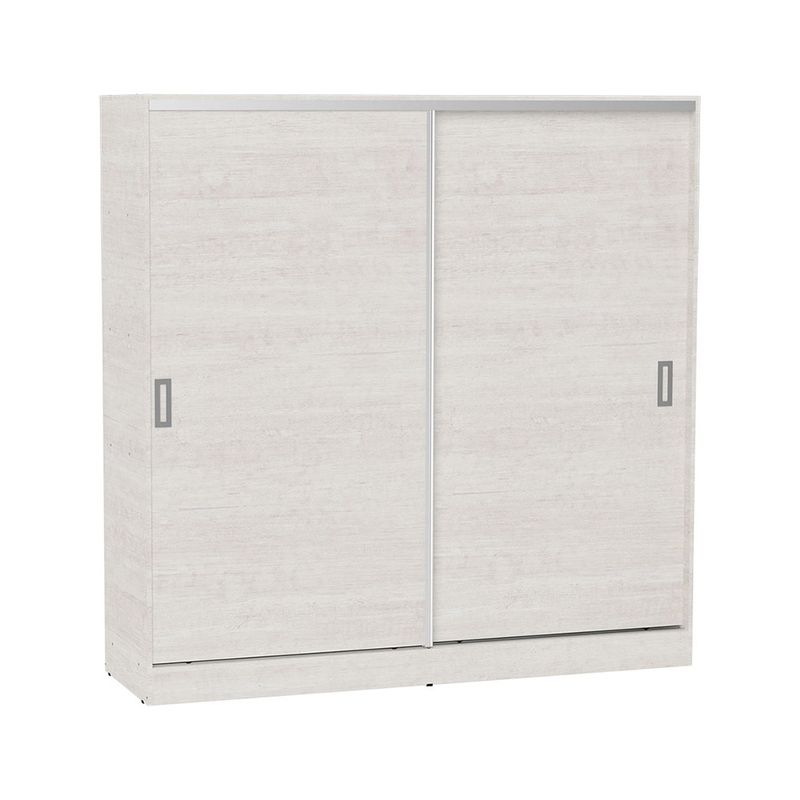 Placard 182x53.5x184 Cm Gris 2 Puertas Corredizas Venecia Orlandi - Easy